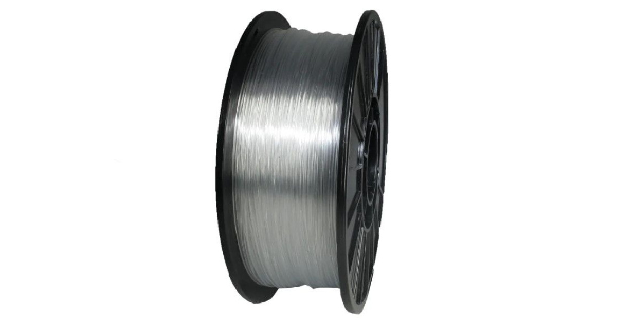 Push Plastic Clear PMMA Filament Spool - 1 / 3 kg: Buy or Lease at ...