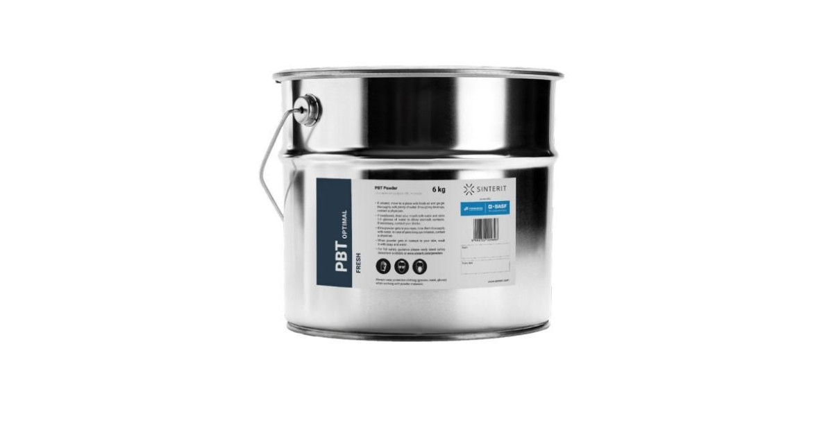 Sinterit PBT Optimal FRESH Powder 6kg for SLS 3D Printing: Buy or Lease ...