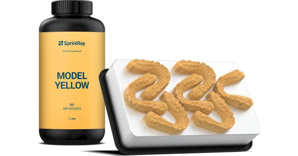 SprintRay Model Resin Yellow - 1L: Buy or Lease at Top3DShop