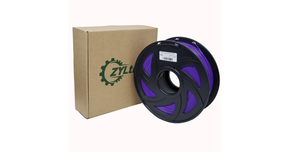 Zyltech Majestic Purple PLA 3D Printer Filament 1.75mm - 1 kg: Buy or ...
